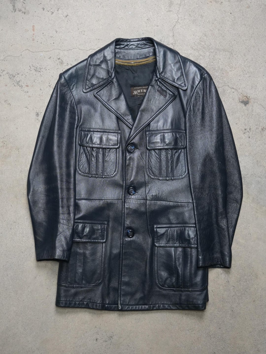 1970S - GENUINE LEATHER COSSACK Style Jacket - Etsy Canada