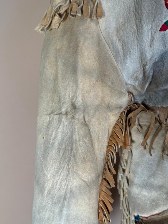 1940s - Cree First Nations Hand Made Hand Embroidered… - Gem
