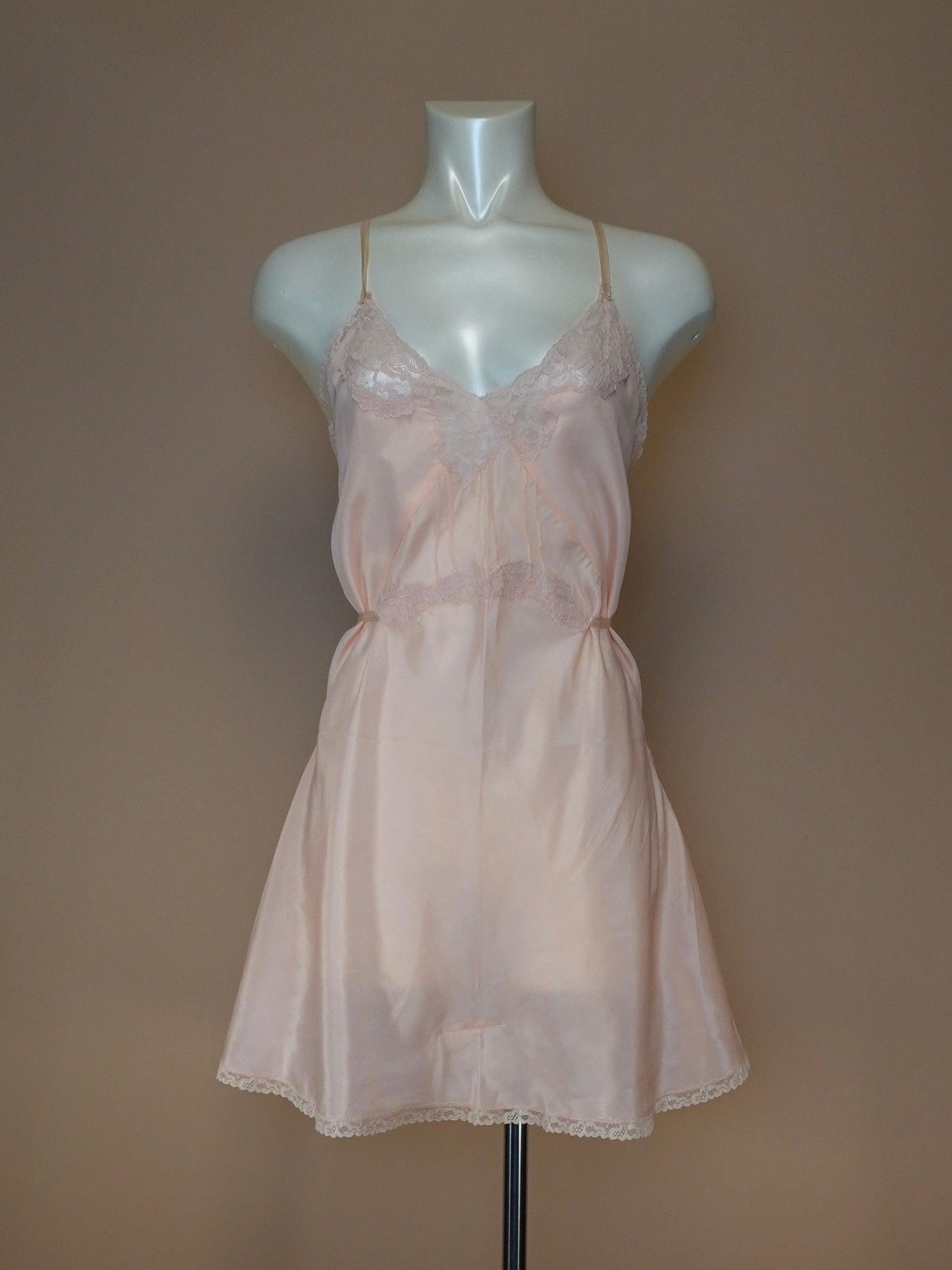 1930S - BABY PINK SILK Satin Teddy - Etsy