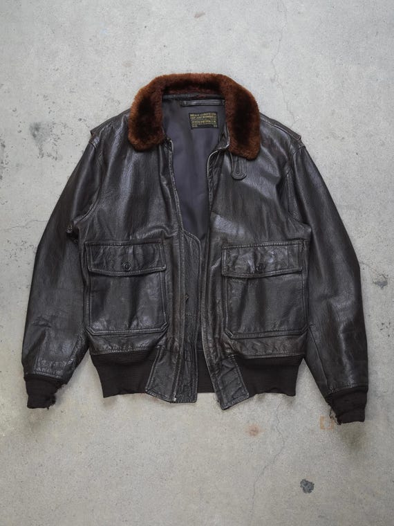 Vintage USN G-1 Flight Jacket - Gem Vintage USN G-1 Flight Jacket - Gem