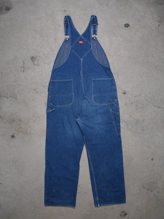 1990S - DICKIES DENIM OVERALLS - Gem