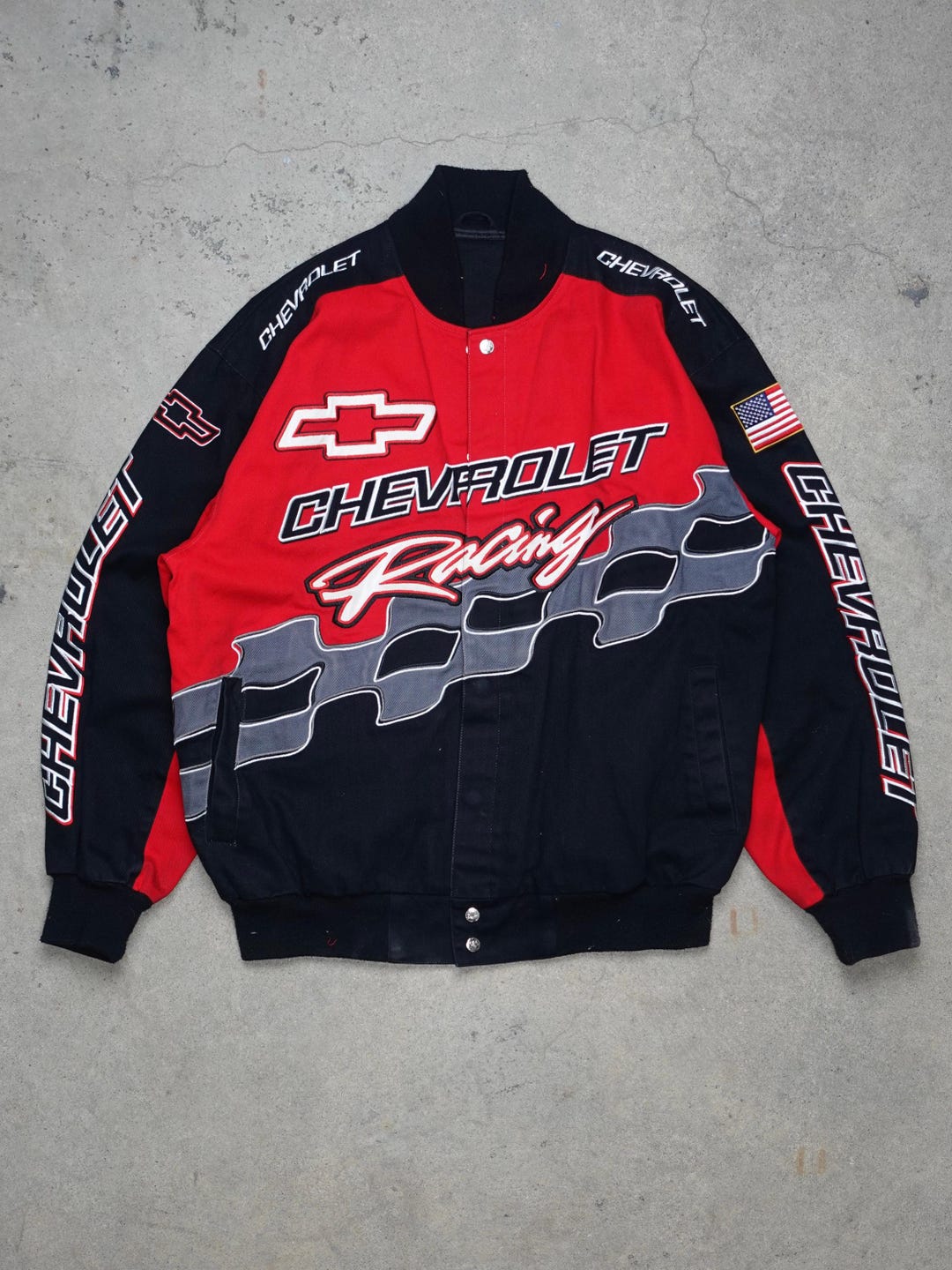 1990S - CHEVROLET RACING JACKET - Etsy