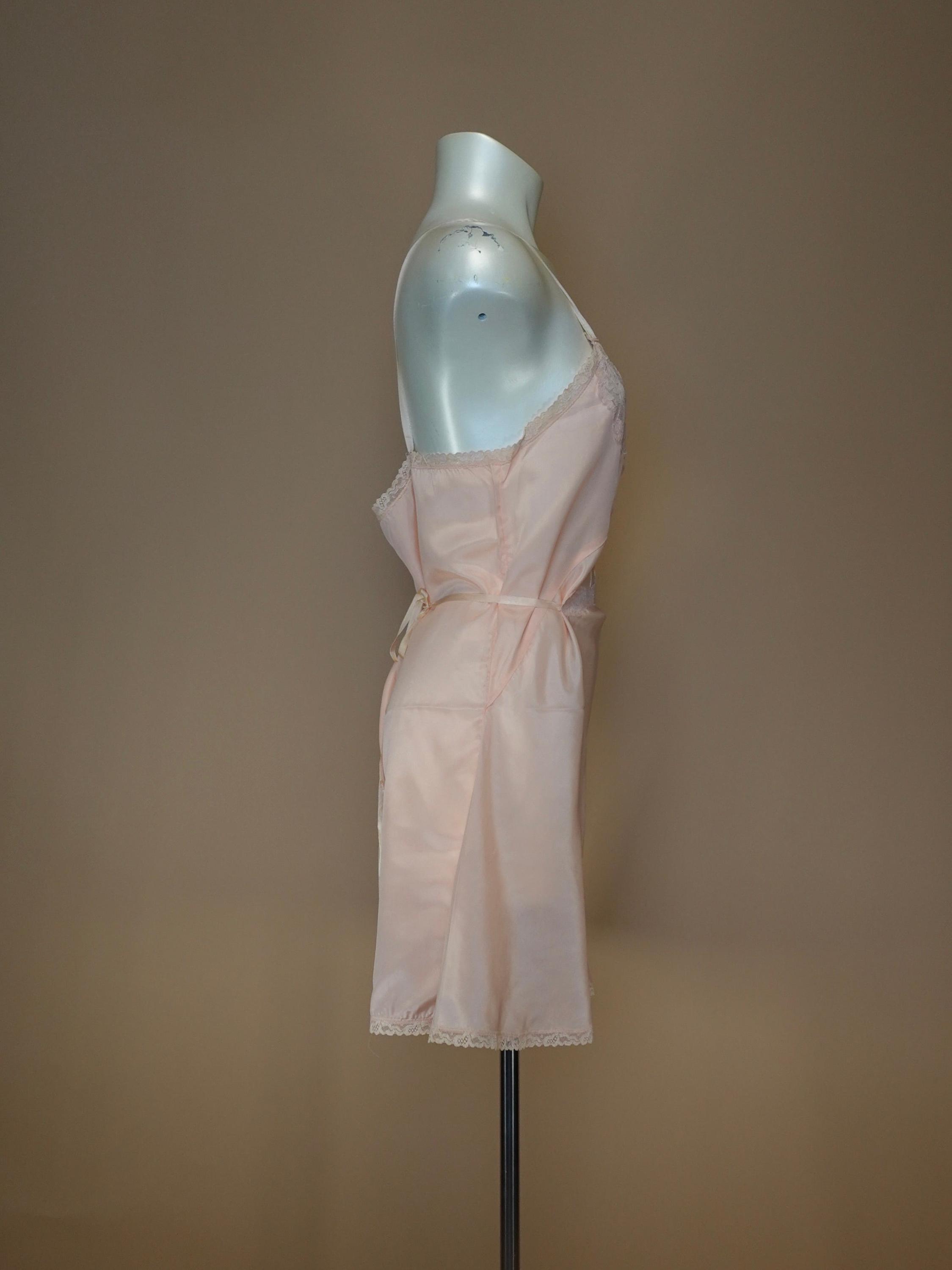 1930S - BABY PINK SILK Satin Teddy - Etsy