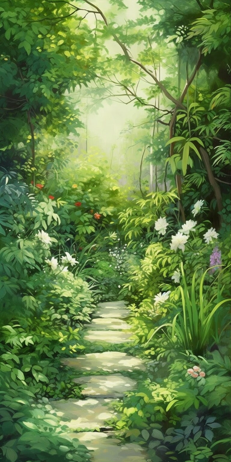 Nature, Landscape, Scenery, Greens, Trees, Hope, Peace, Digital Prints ...