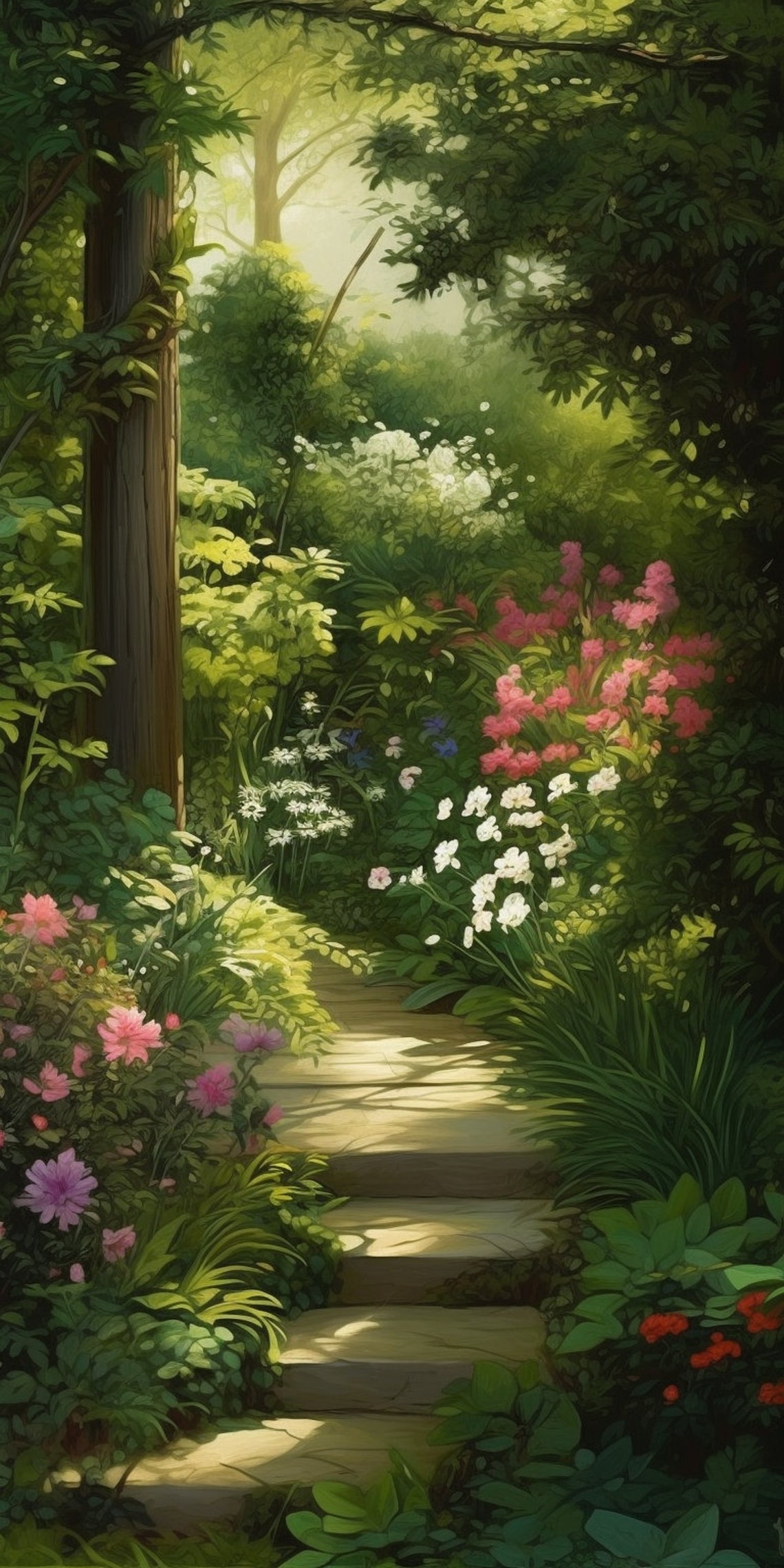 Nature, Landscape, Scenery, Greens, Trees, Hope, Peace, Digital Prints ...