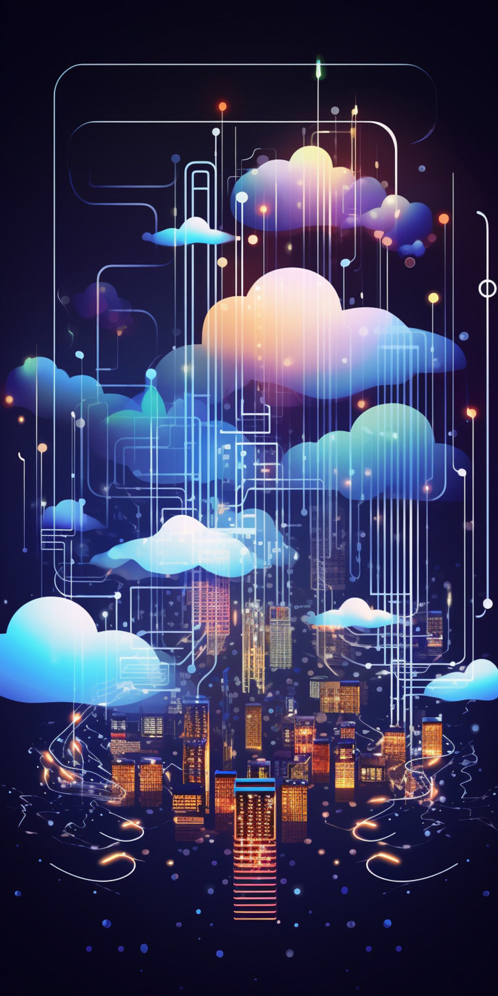 Digital Cloud, Technology, Internet, Data, Cloud Storage, Futuristic ...