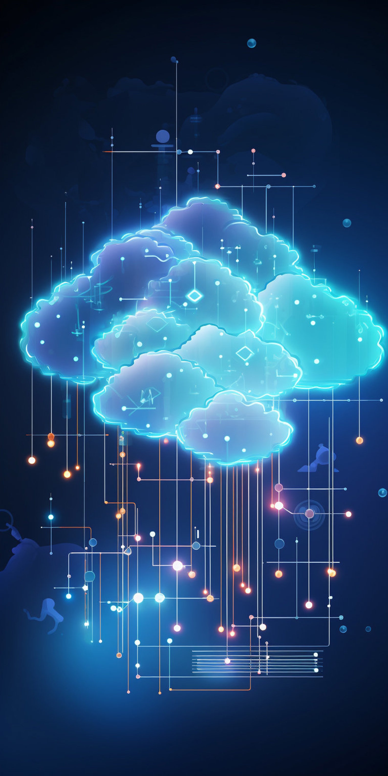 Digital Cloud, Technology, Internet, Data, Cloud Storage, Futuristic ...