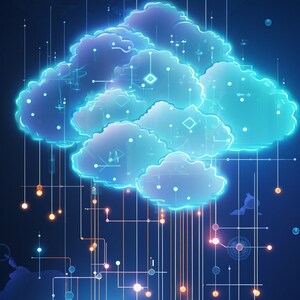 Digital Cloud, Technology, Internet, Data, Cloud Storage, Futuristic ...