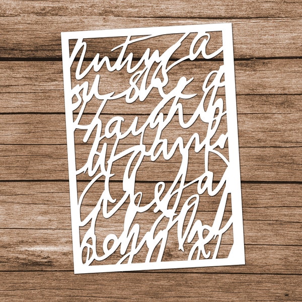 Handwriting Stencil - Etsy