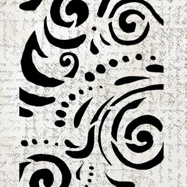 Spiral Stencil - Etsy