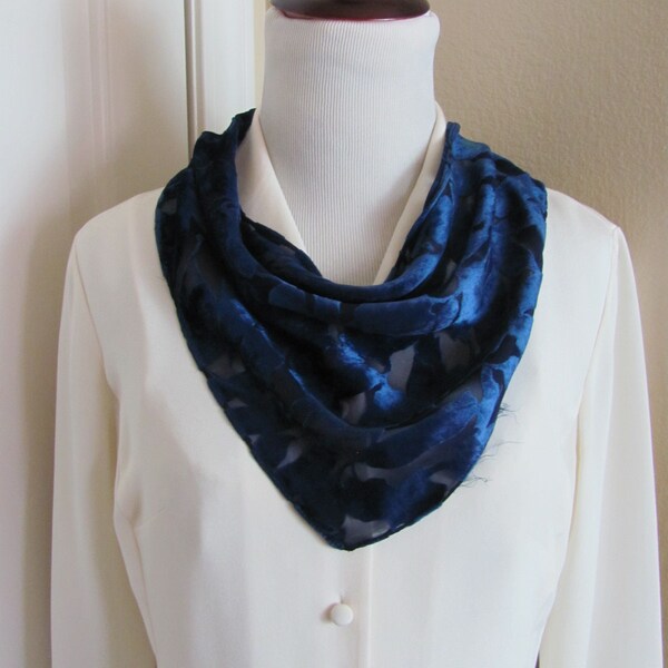 Flocked Scarf - Etsy