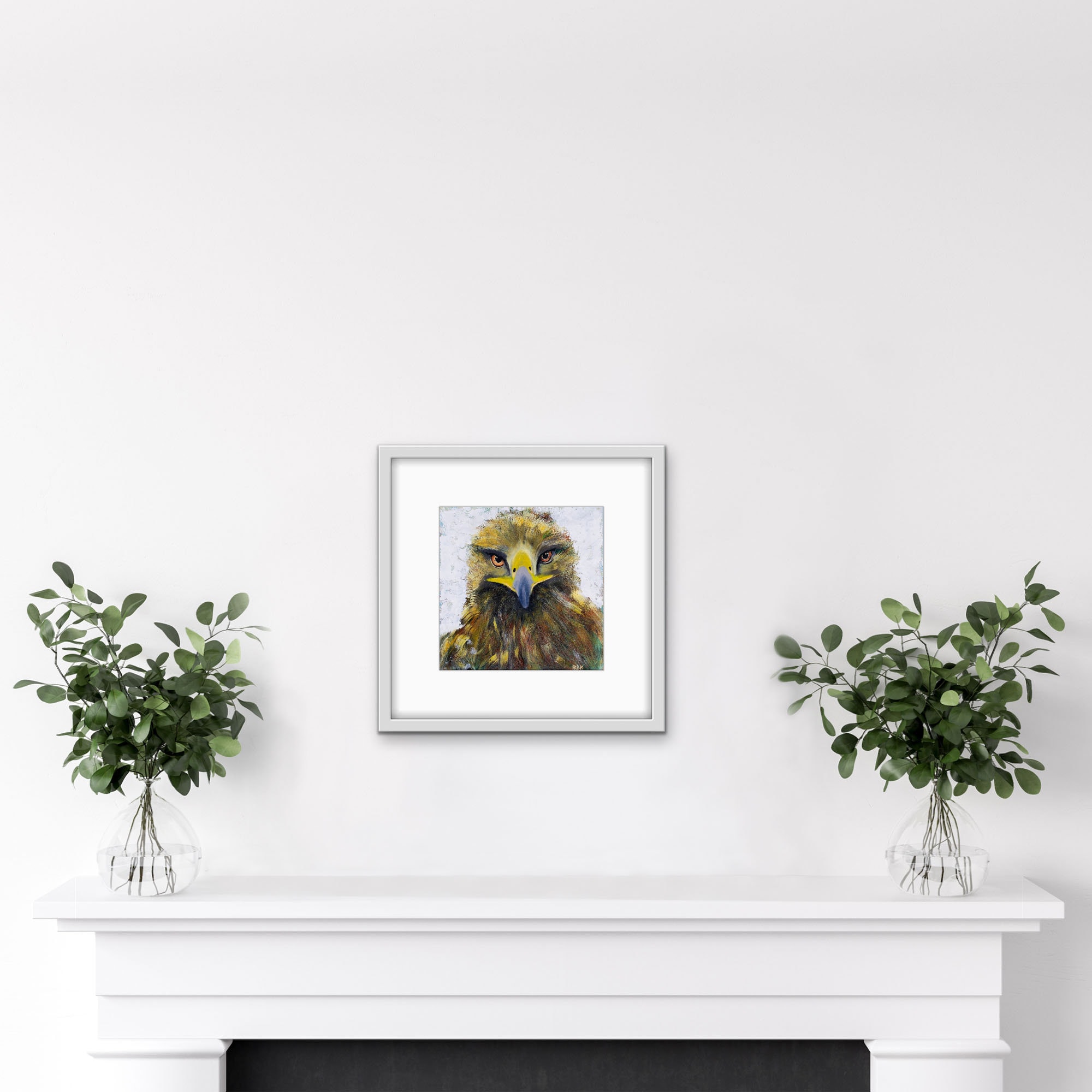 Golden Eagle Print - Etsy