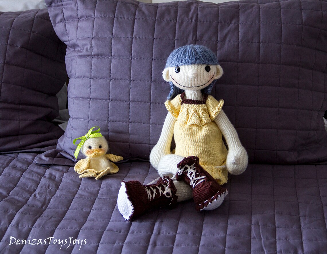 FireFly Doll. pdf knitting pattern. Knitted in the round. | Etsy