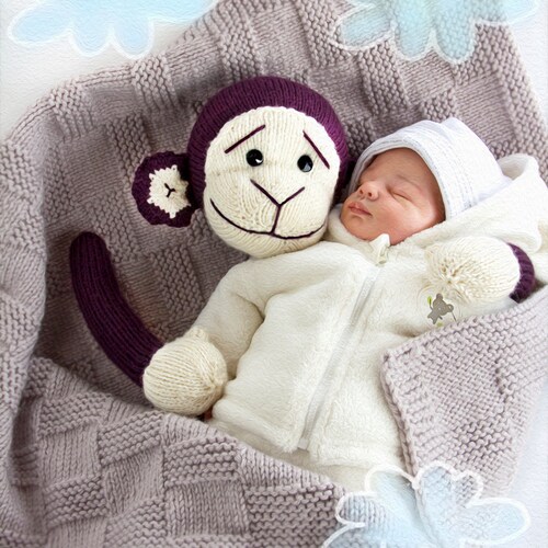 PDF Knitting Pattern DUMBO Blanket in Relief Easy to Knit | Etsy Canada