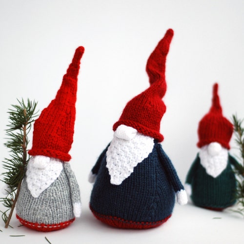 A Gnome for Your Home. Detailed Knitting Pattern for Making a | Etsy