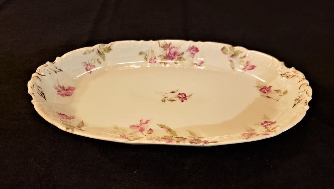 Antique Vintage Weimar Oval Serving Platter - Etsy