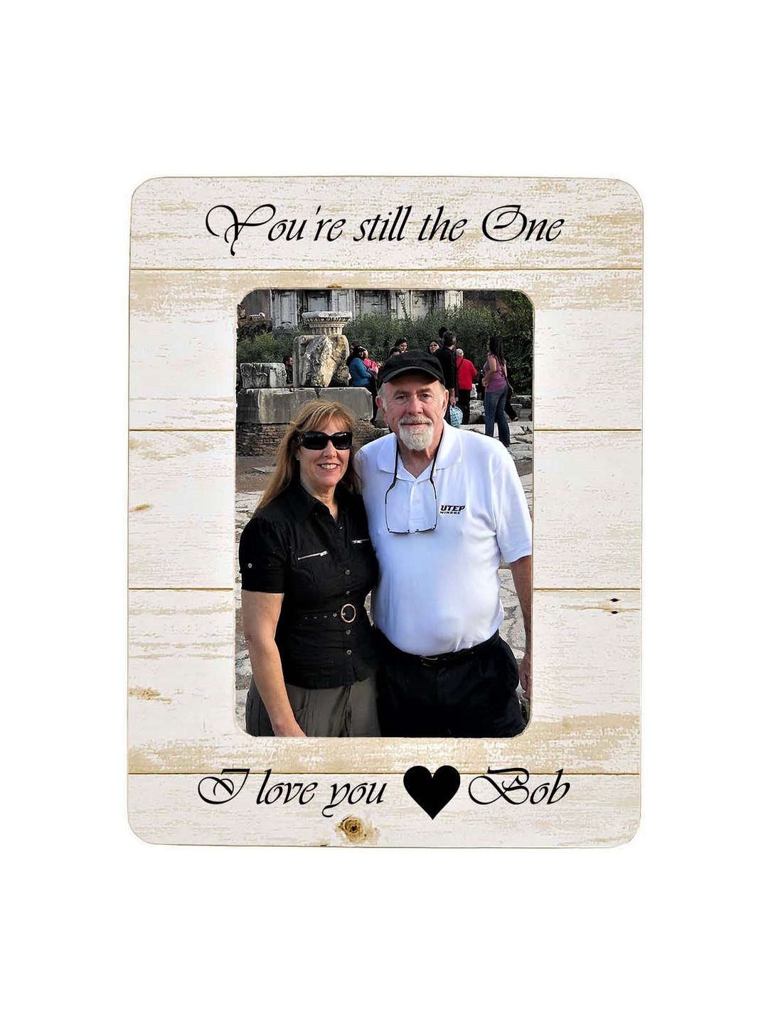 Anniversary Picture Frame, Wife Husband Photo Frame, Custom Wood Frame ...
