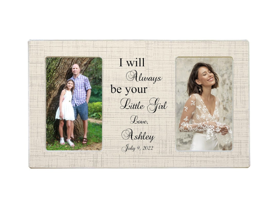 Father of the Bride Picture Frame, Personalized Photo Frame, Wedding ...