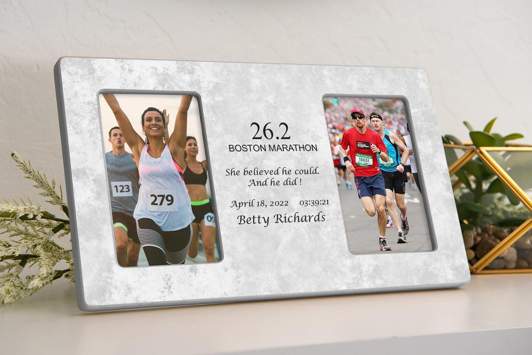 26.2-marathon Picture Frame, NEW SIZE Full 4X6 Photo-boston Marathon ...