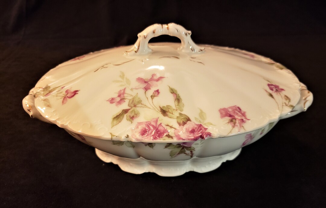 Vintage Weimar Round Serving Dish With Lid - Etsy