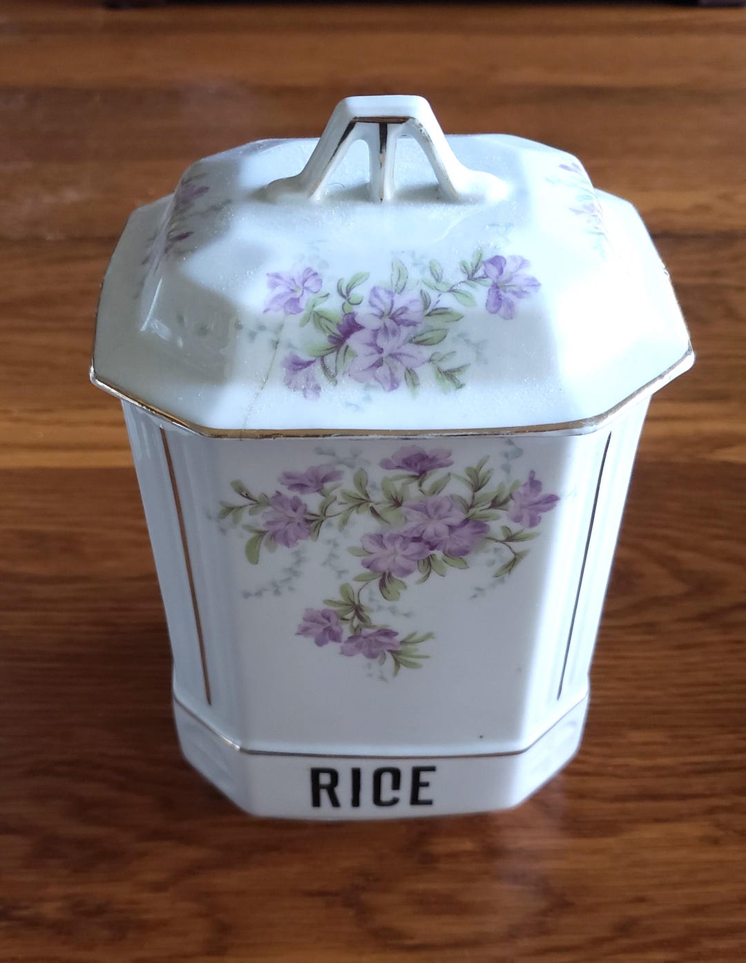 Vintage Rice Czechoslovakian RICE Canister - Etsy