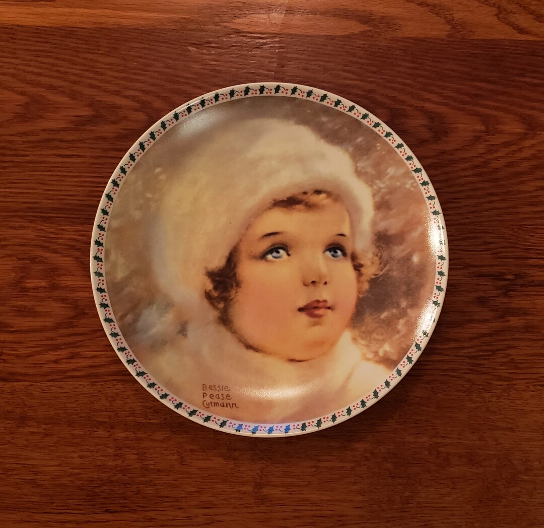 Bessie Pease Gutmann-the Snow Bird Collector's Plate-plate Number 276 ...