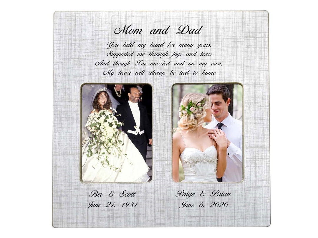 Wedding Frame for Parents Picture Frame for Parents of the - Etsy