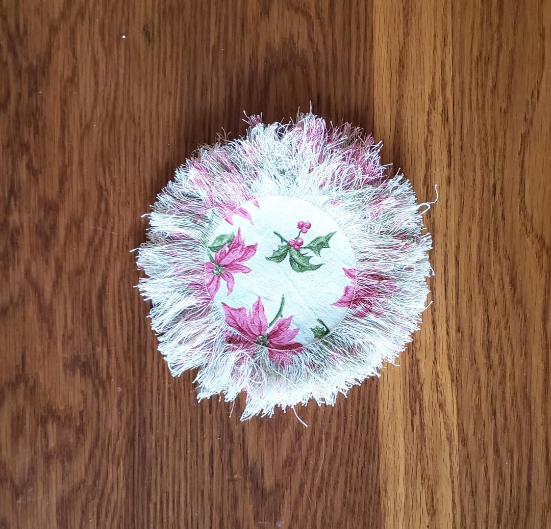 Coasters-cherry Blossoms Pattern-set of Six Coaster-two Sizes-6inch or ...