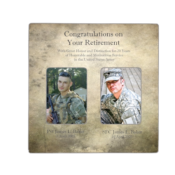 Air Force Retirement Certificate Frame - Etsy