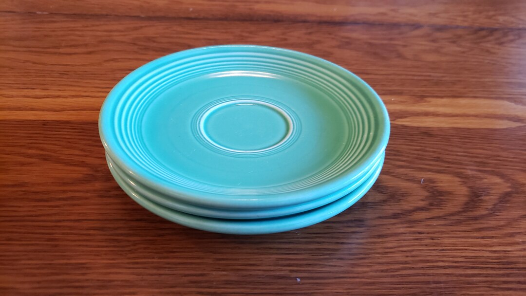 Vintage Fiestaware Saucers-fiestaware Saucers-pre 1972 - Etsy