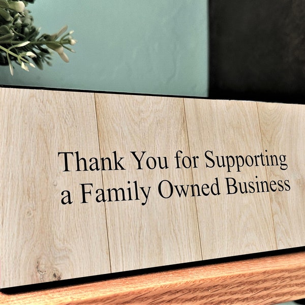 Desktop Business Sign - Etsy