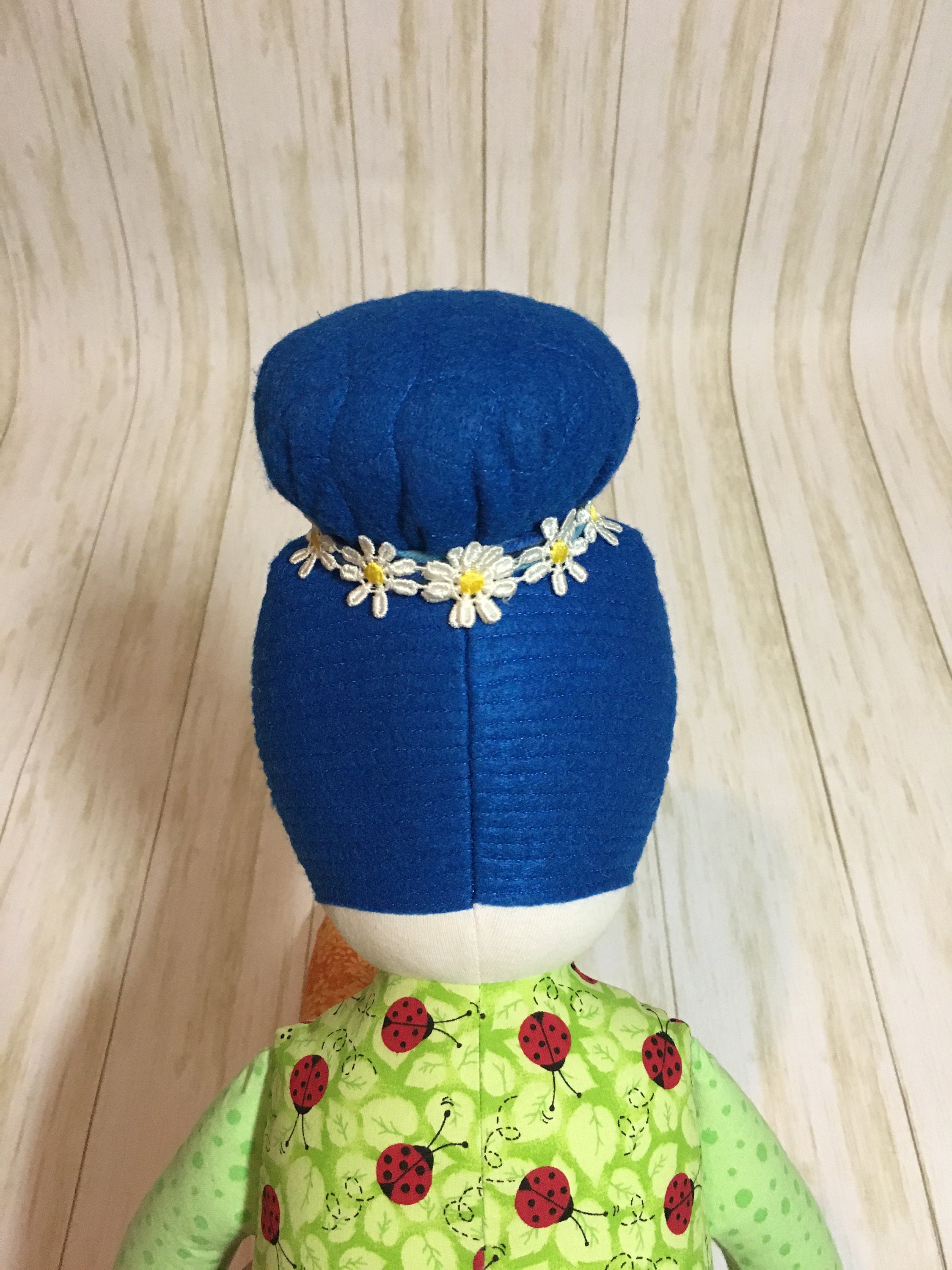 Handmade Fabric Rag doll Hippie doll Long legged doll | Etsy