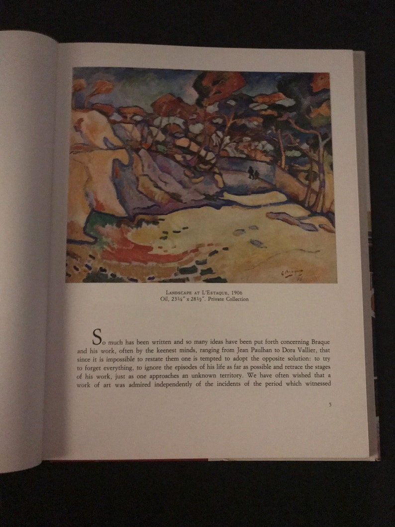 Art Book Georges Braque by Raymond Cogniat Crown Publishers - Etsy