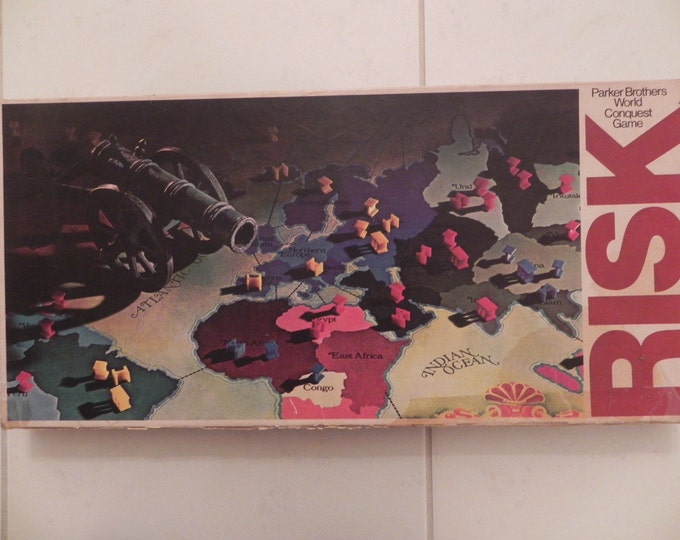 Risk Vintage Board Game No. 44 by Parker Brothers 1980s - Etsy