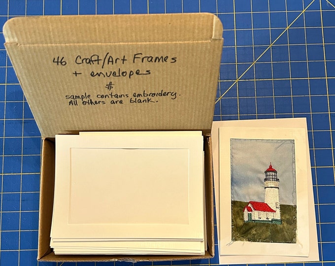 46 Photo Insert Note Cards Card Stock Craft Art Frames With Envelopes 4 ...