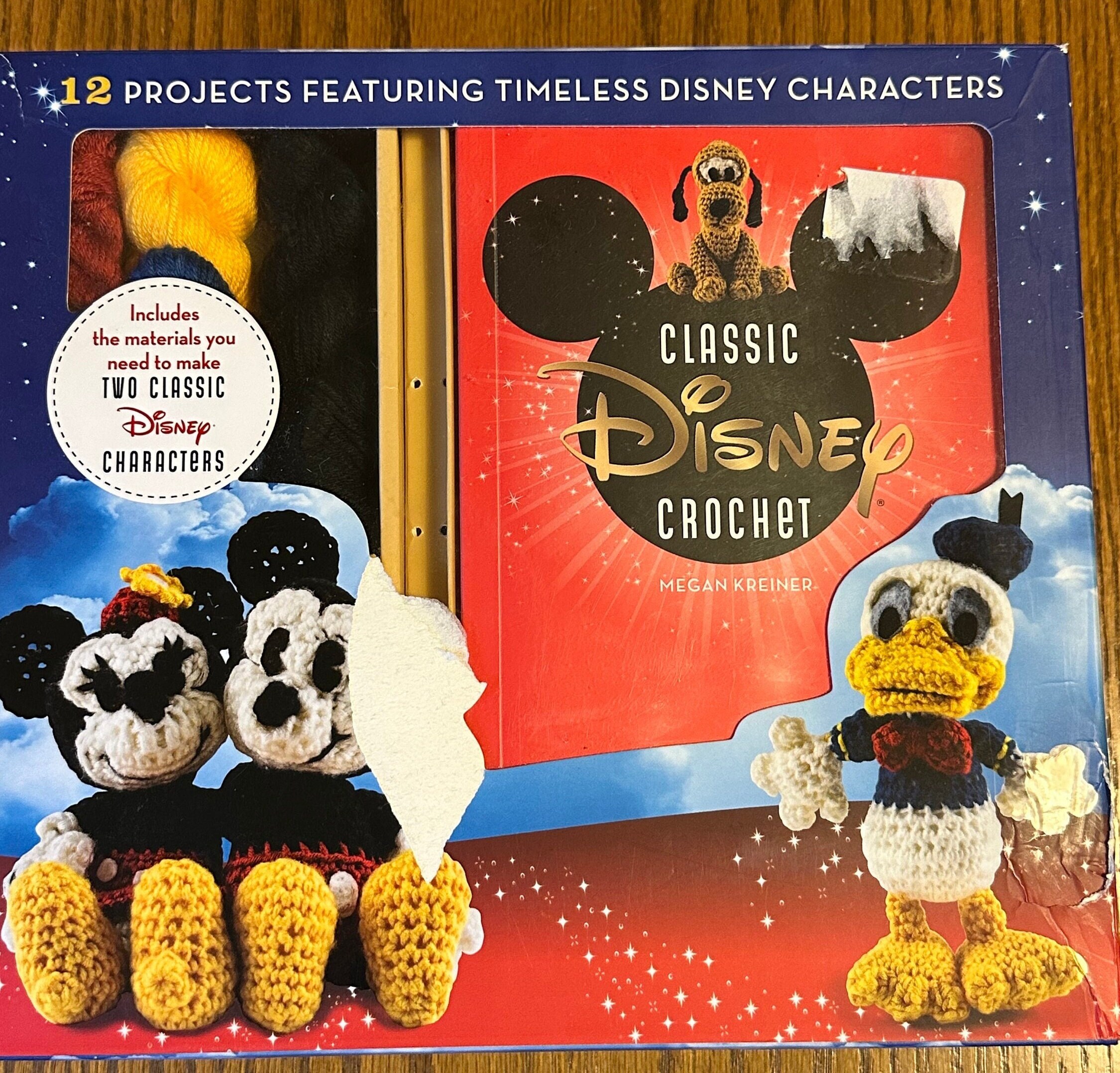 Classic Disney Character Crochet Kit Megan Kreiner 12 Projects - Etsy
