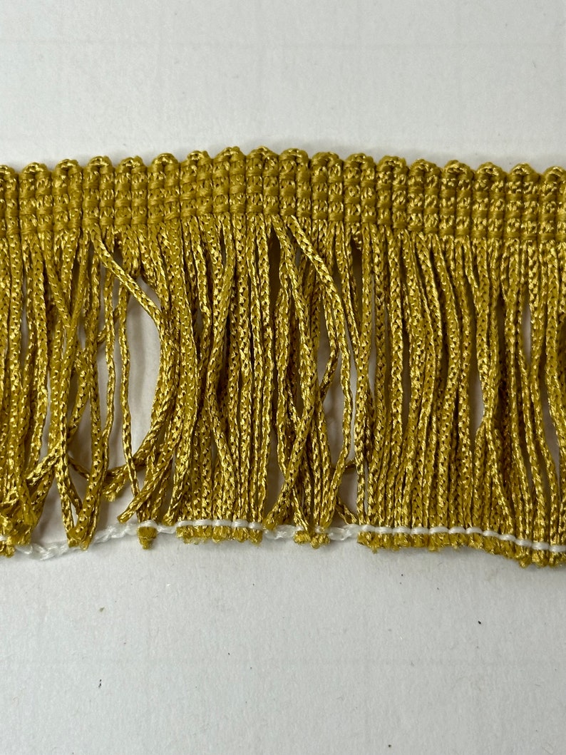 Gold Gimp Fringe Trim 2 Inch Wide by 36 Inches Appeal Lamp Shade Home ...