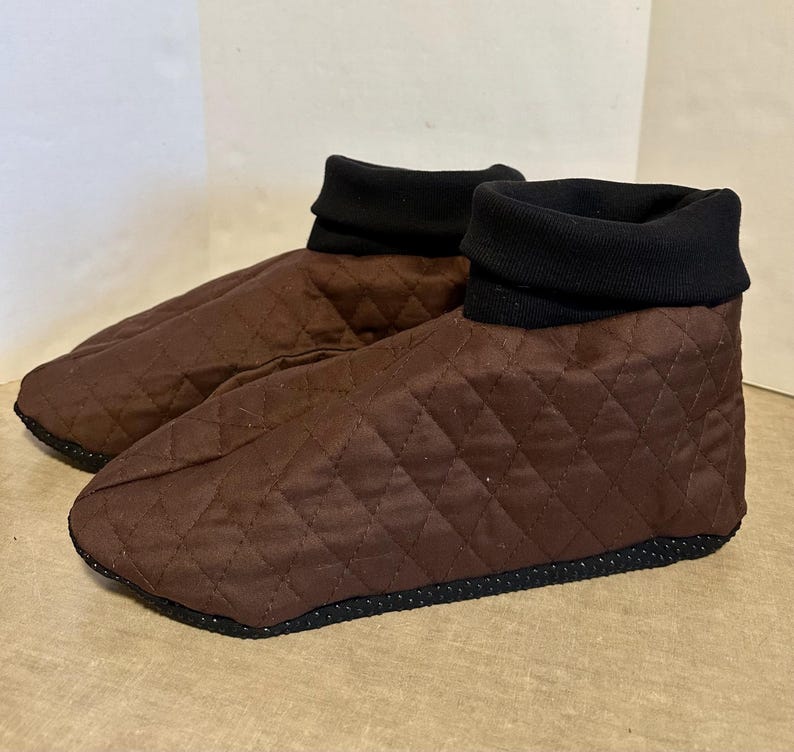 Men's Microwaveable Heated Slippers Booties Aromatherapy Flax Seed - Etsy