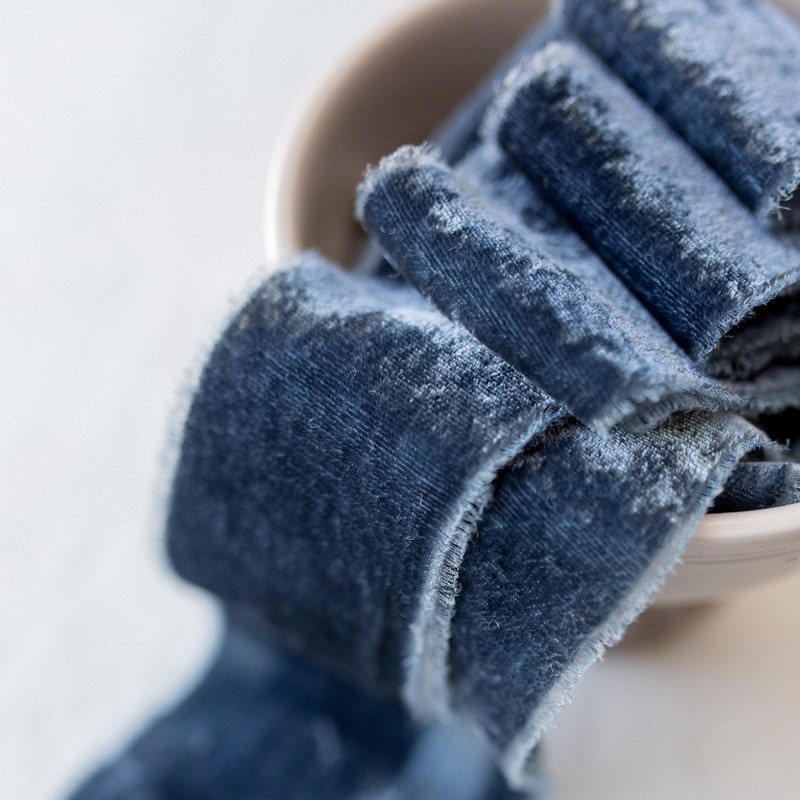 Light Blue Ribbon Bouquet - Etsy