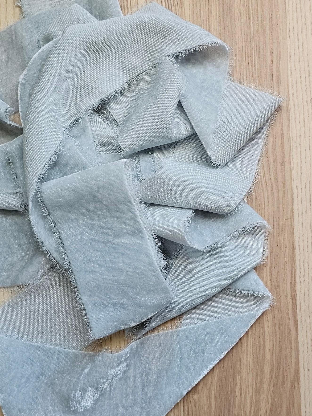 NEW COLOR - Pale Blue Lily Velvet Ribbon; Bridal Bouquet, Invitations ...