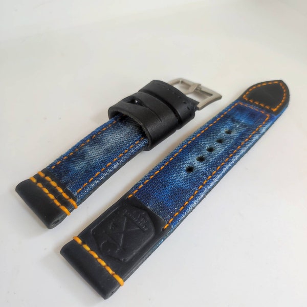 Denim Watch Strap - Etsy