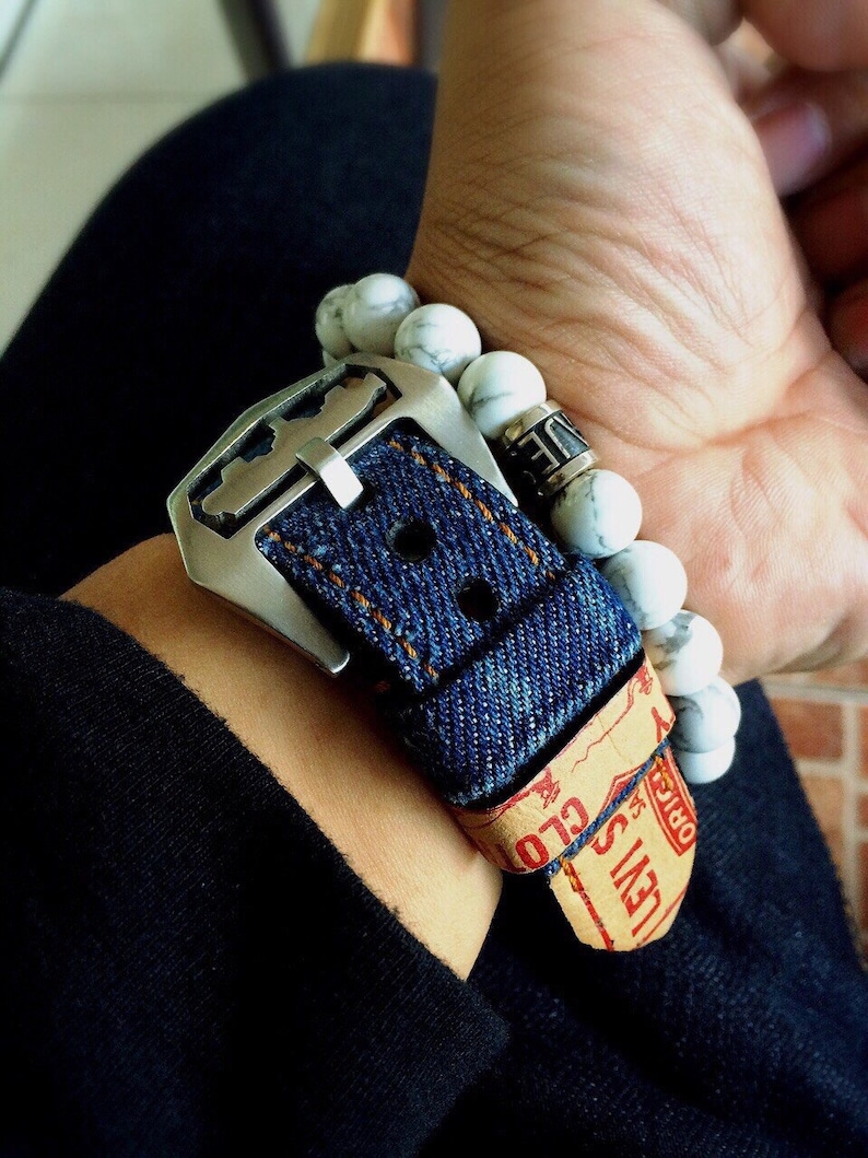 Handmade Leather Strap Band levis Series With - Etsy