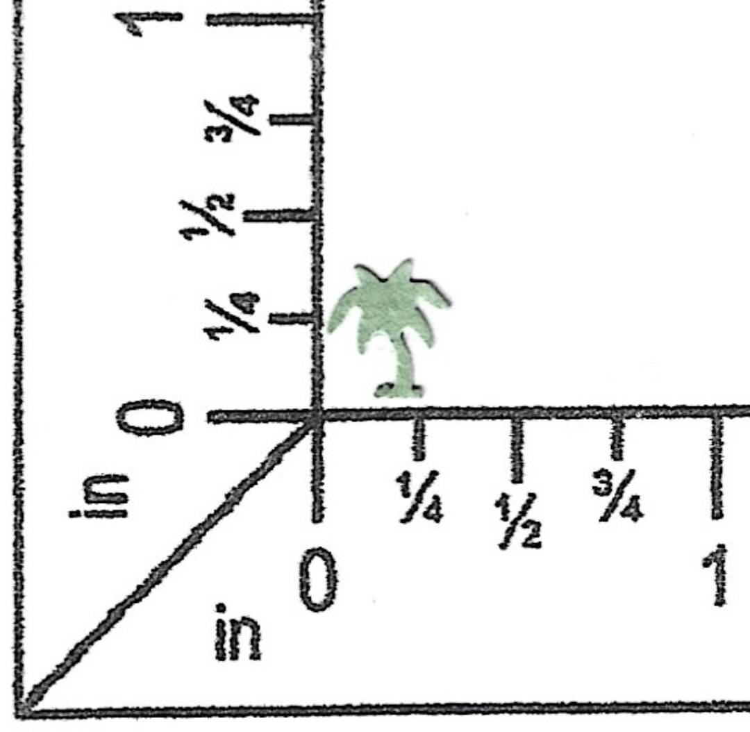 Palm Tree Cardstock Mini Confetti Tropical Coconuts Warm - Etsy