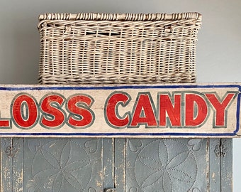 Candy Floss Sign - Etsy