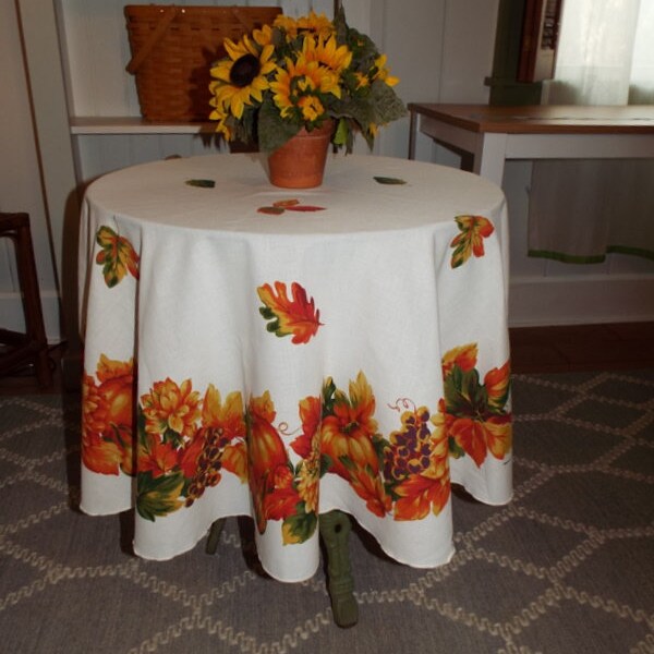 Fall Tablecloth - Etsy