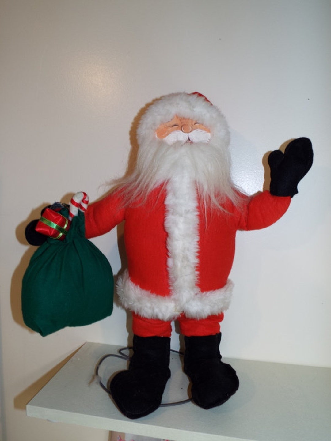 Large Annalee Mobilitee Santa Claus Doll Anna Lee No Label 18 - Etsy