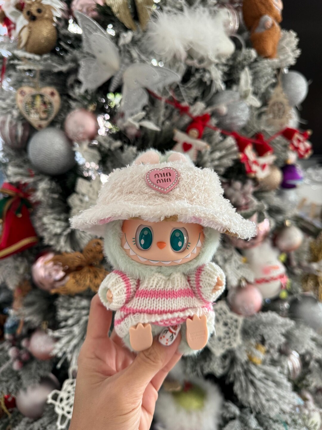 Labubu Doll With Winter Outfit - Etsy