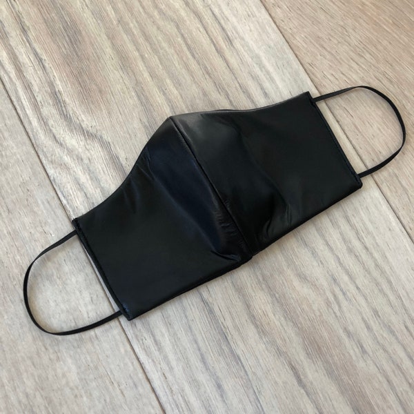 Leather Face Mask - Etsy