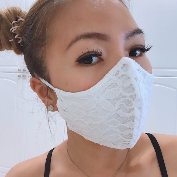 Lace Mask - Etsy