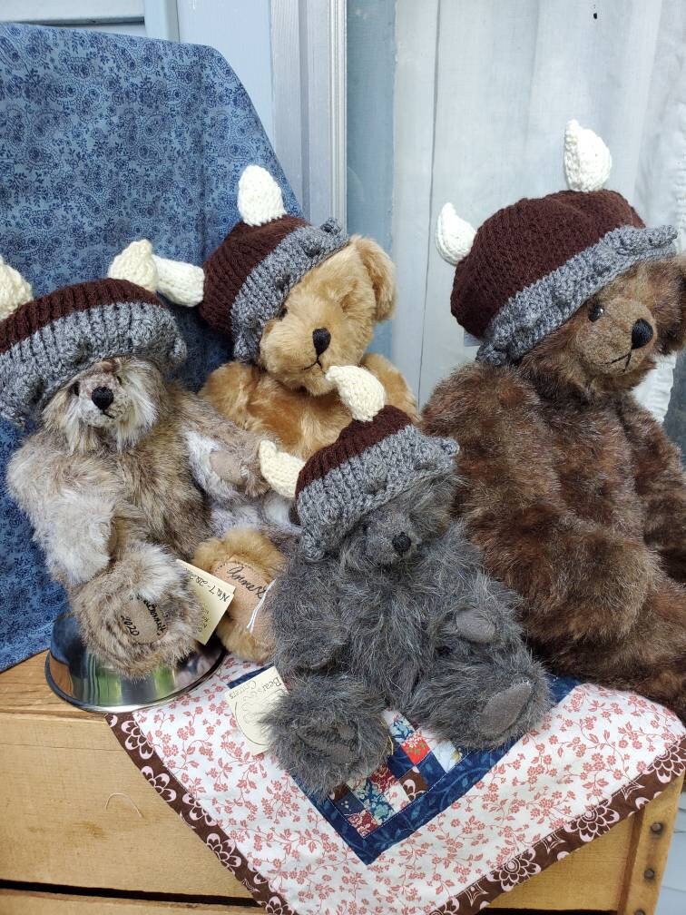 Viking Hats for Teddy Bears and Dolls Bear Clothes - Etsy Australia